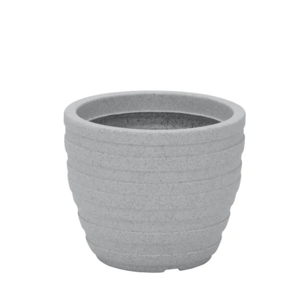 Vaso Inca em Polietileno Mármore 32cm Tramontina - Madeireira Vila Rica